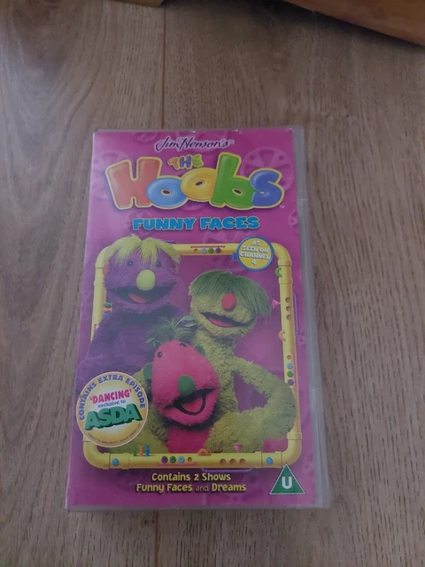 THE HOOBS FUNNY faces Jim Henson VHS VIDEO £9.99 - PicClick UK