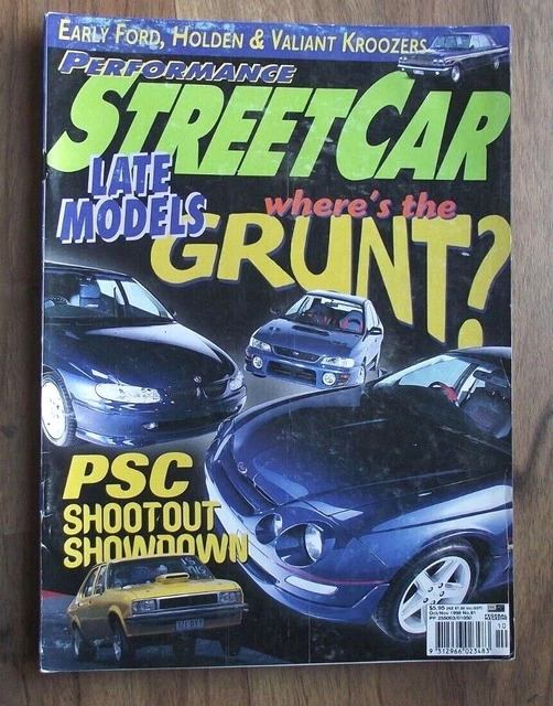 PERFORMANCE STREET CAR magazine, Oct/Nov 1998 - XP Falcon, XR8 ...