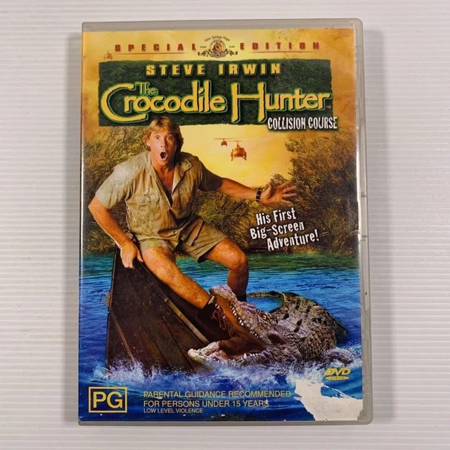 THE CROCODILE HUNTER - Collision Course Steve Irwin 2002 DVD Top ...