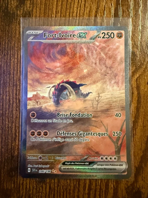 CARTE POKÉMON FORT-IVOIR ex ALTERNATIVE 246/198 SVI FR ECARLATE ...