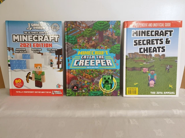 MINECRAFT BOOK BUNDLE x3 Ultimate Guide, Catch The Creeper, 2016 Annual ...