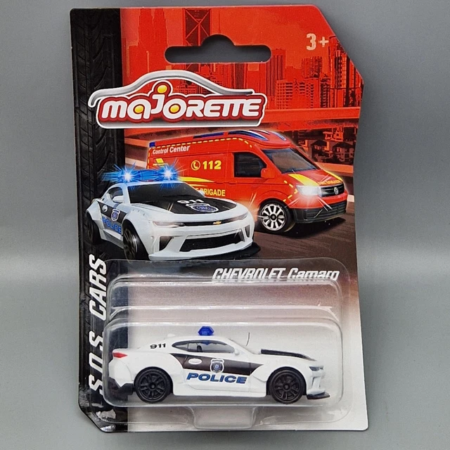 MAJORETTE CHEVROLET CAMARO Police Car Diecast Model Car 1:64 - New In ...