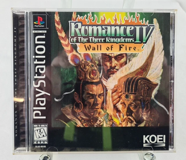 PS1 -ROMANCE OF the Three Kingdoms IV -NTSC - Sony PlayStation 1 ...