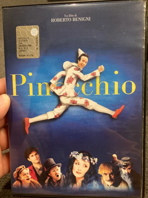 PINOCCHIO REGION 2 DVD (2002 Roberto Benigni family movie) IN ITALIAN ...