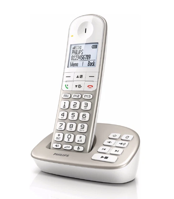 PHILIPS TÉLÉPHONE FIXE sans Fil avec répondeur XL4951S/38 EUR 73,69 - PicClick FR