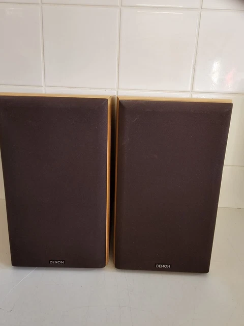 DENON SC-M50 HIGH quality 2 Way Bookshelf Speakers £55.00 - PicClick UK
