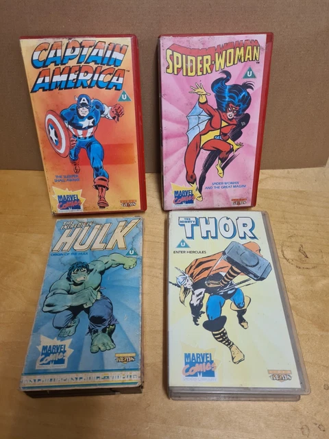 VHS TAPES MARVEL Comic Vhs Cartoons £15.00 - PicClick UK