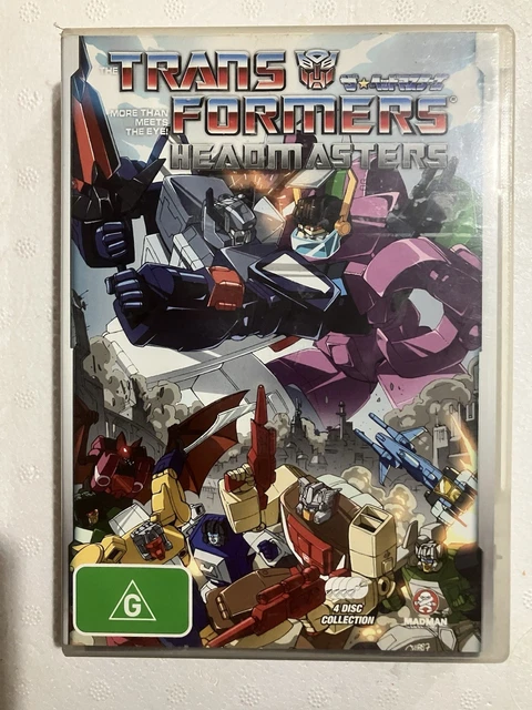 TRANSFORMERS JAPANESE COLLECTION: Headmasters (DVD) 4 Disc Set $55.00 ...