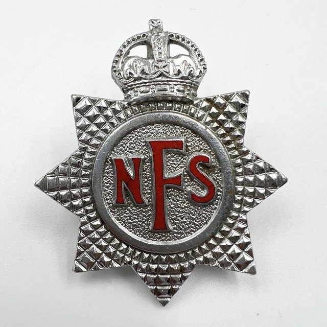 GENUINE WW2 NFS National Fire Service Cap Badge £6.00 - PicClick UK