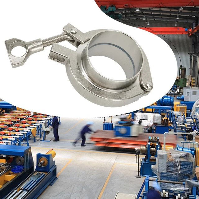 WELD TRI-CLAMP FERRULE Set Ferrule PTFE Gasket Stainless Steel ...