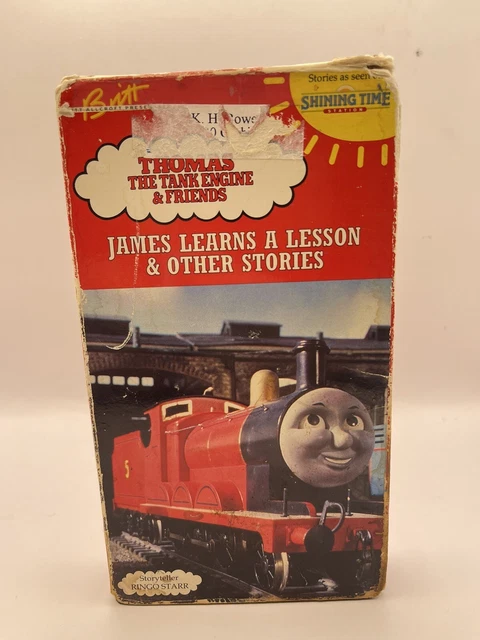 THOMAS THE TANK Engine - James Learns a Lesson Other Stories (VHS, 1992 ...