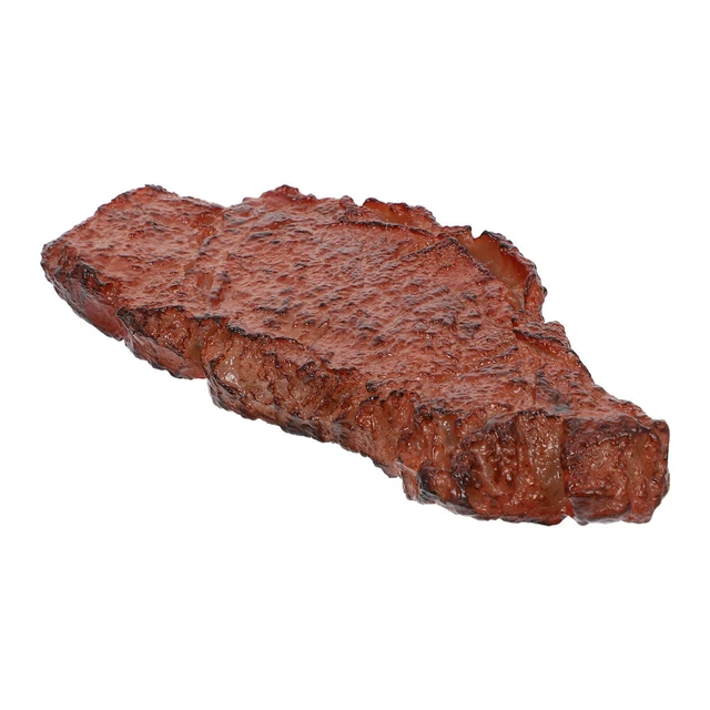 STEAK PLAYTHINGS SIMULATED Lifelike Prop Realistic Food Child £11.15 ...