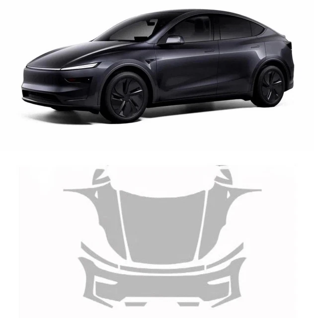 FOR TESLA MODEL Y Juniper 2025 2026 Full Front PreCut PPF Kit Paint ...