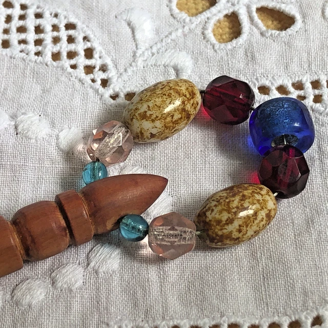 TURNED LACE MAKING Bobbin Yew Wood and Spangles £15.00 - PicClick UK