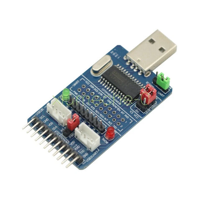 ALL IN 1 Multifunctional USB to SPI/I2C/IIC/UART/TTL/ISP serial Adapter ...