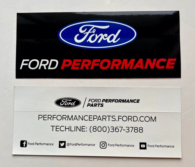FORD PERFORMANCE LOGO Decal Decals Emblem Sticker ( SEMA Handout) $7.95 ...