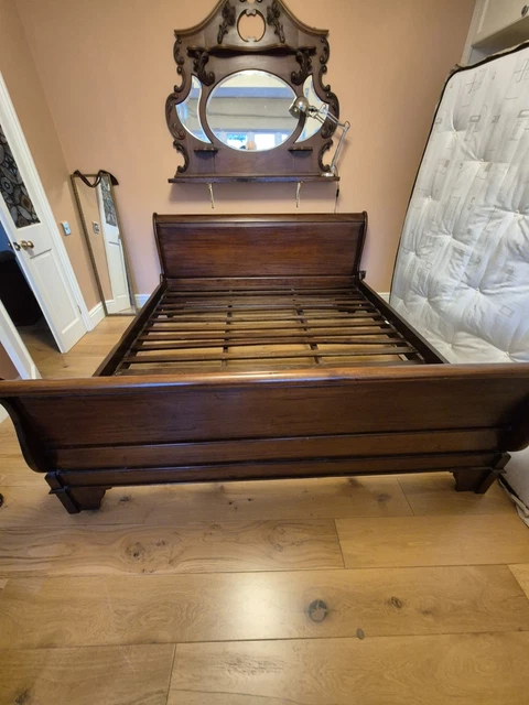 SUPER KING SIZE Cherrywood Sleigh Bed £271.10 - PicClick UK
