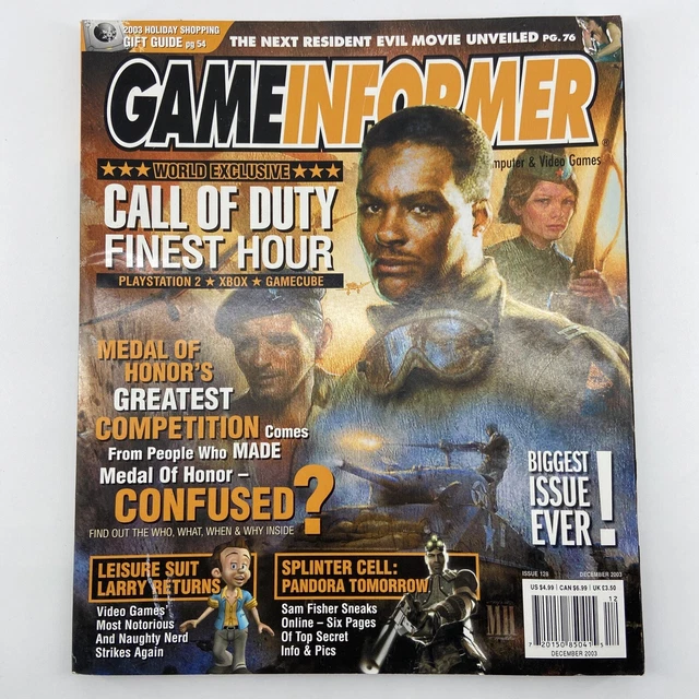 GAME INFORMER ISSUE 128 Call of Duty Prince of Persia Splinter Cell Dec ...