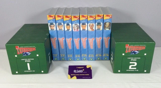 CARLTON THUNDERBIRDS LIMITED Edition VHS Tapes Pod 1 & 2 Episodes 1-32 £12.99 - PicClick UK