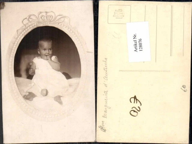 128076,ADEL MONARCHIE MARGUERITE von Margit von Österreich Habsburg ...