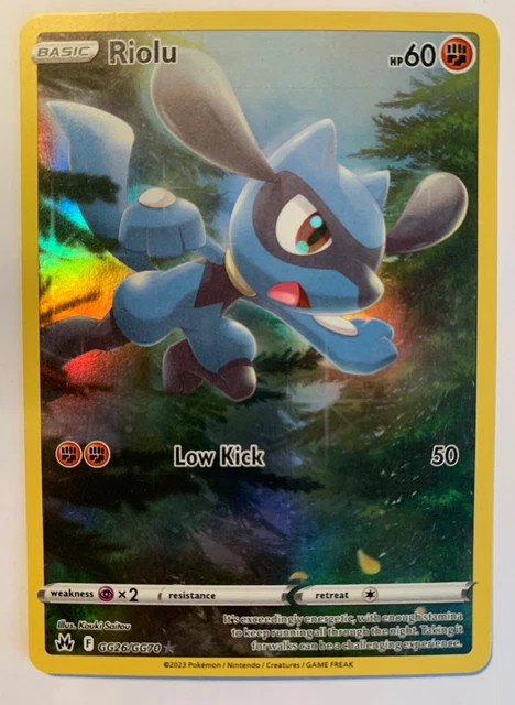 POKEMON CROWN ZENITH - RIOLU - GALARIAN GALLERY GG26/GG70 NM/M! $3.95 ...