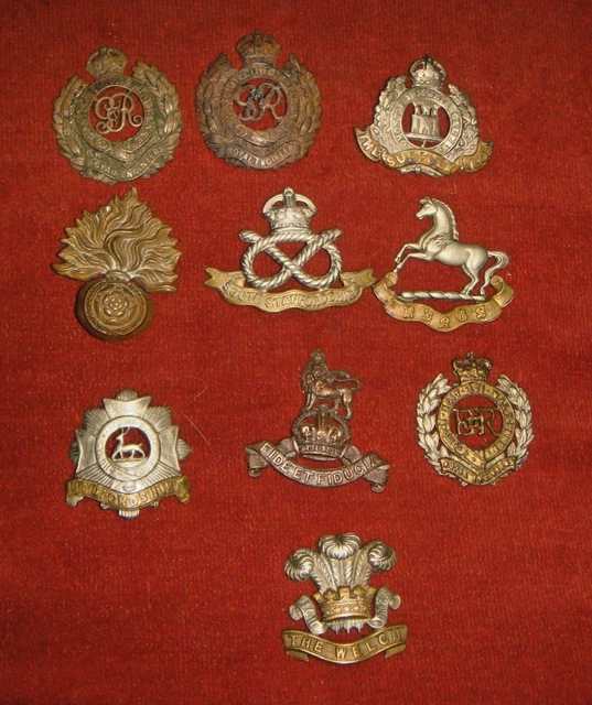 VINTAGE MILITARY CAP Badge Collection WW1 WW2 £9.99 - PicClick UK