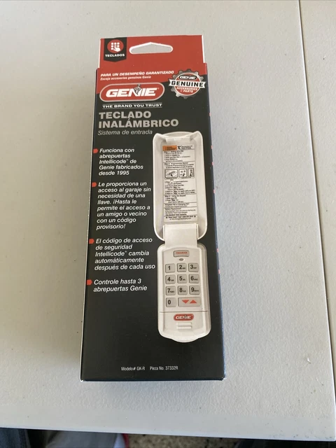GENIE INTELLICODE WIRELESS Keyless Keypad Garage Door Opener (37332R ...