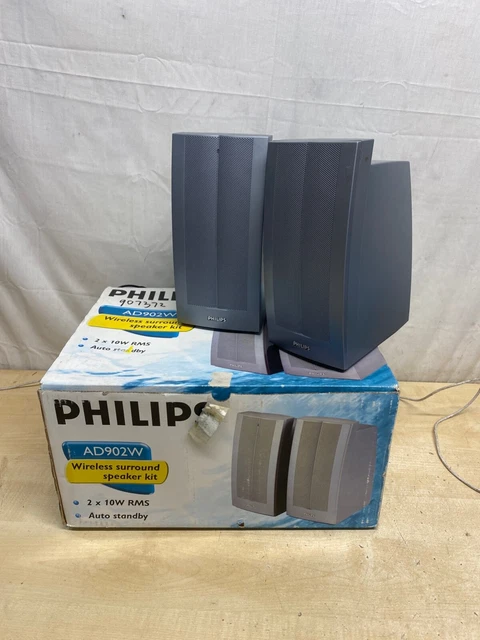 PAIR OF PHILIPS Active AD902WA Speakers - Tested - DG441G £29.95 ...