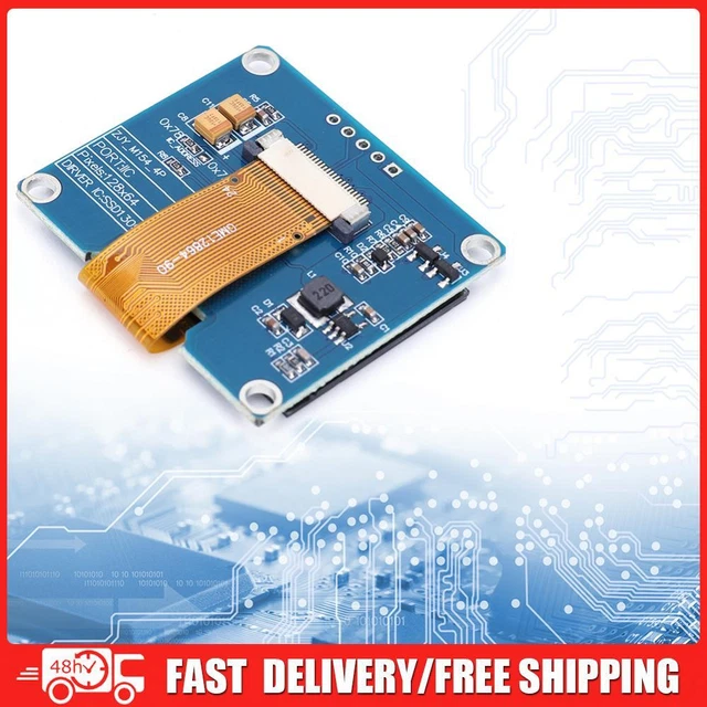 1.54INCH OLED DISPLAY Module I2C Port 3.3V Compatible with Arduino Raspberry Pi $19.57 - PicClick AU