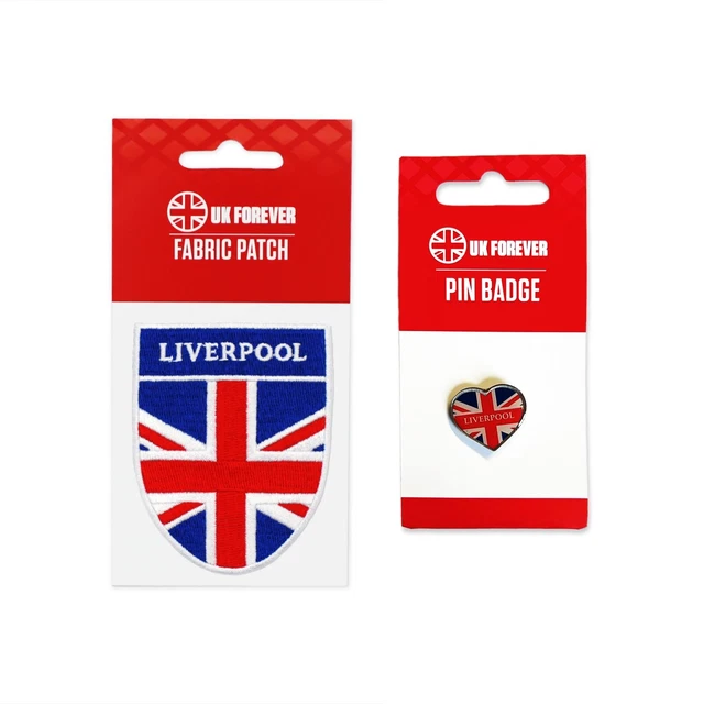 HIGH QUALITY-LIVERPOOL FC CITY Logo-Embroidered Patch Iron on Sew On ...