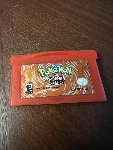 RARE! POKÉMON FIRE Red Version Gameboy Advance Authentic 2001 $149.99 ...