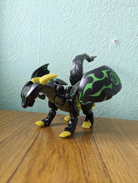 FIGURINE NOIRE BAKUGAN Gundalian Invaders Bakumorph Dharak Darkon Spin ...