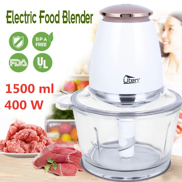 1500ML ELECTRIC CHOPPER Food Processor Multi Blender Meat Fruit ...