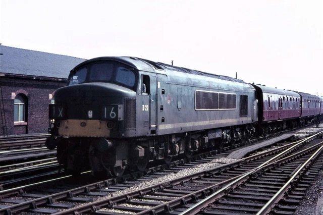 35MM DIESEL RAILWAY SLIDE CLASS 45 PEAK No D22 ORIGINAL WITH (c ...
