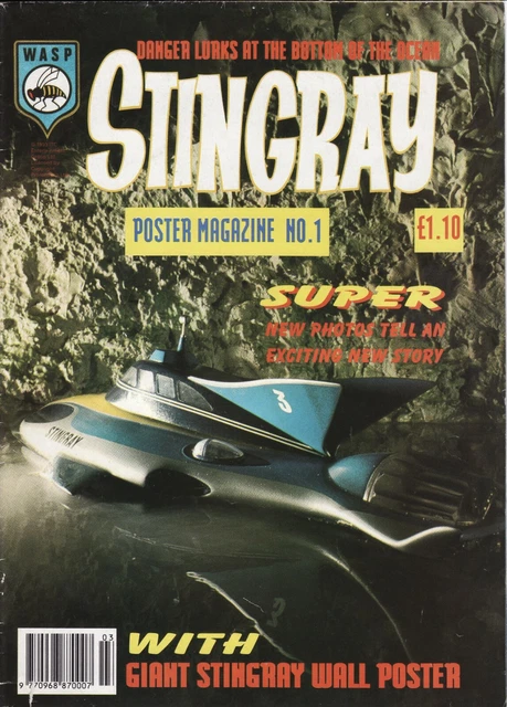 STINGRAY POSTER MAGAZINE #1 1993 Gerry Anderson Itc £9.99 - PicClick UK