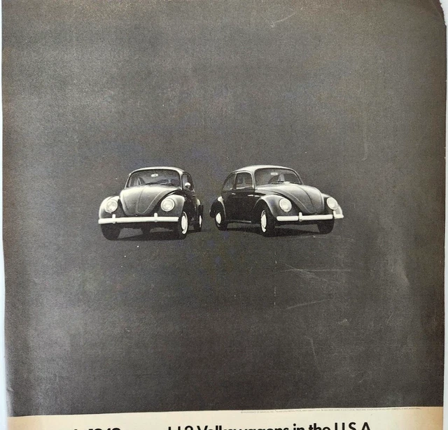 VOLKSWAGEN BUG VW Car Vintage 1969 Ad Magazine Print Automobile £8.33 ...