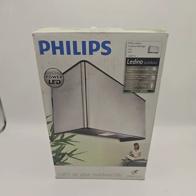 PHILIPS LEDINO OUTDOOR Wall Light Inpx LED NEW in Box £57.90 - PicClick UK
