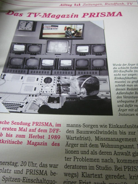 DAS WAR DIE DDR N Alltag Zeitungen Medien TV Magazin Prisma EUR 3,91 ...