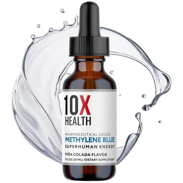 10X HEALTH METHYLENE Blue Pharmaceutical Grade Liquid Drops £7.15 ...