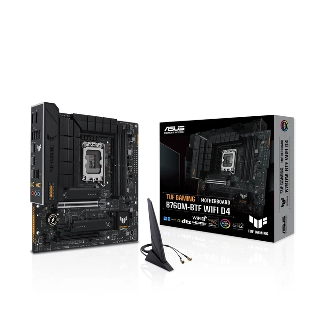 ASUS TUF GAMING B760M-BTF WIFI D4 Intel B760 LGA 1700 micro ATX £235.69 ...