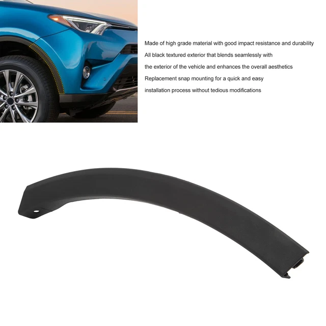 (RIGHT))BUMPER FACE BAR Front Bumper End Caps Stylish Textured Black ...
