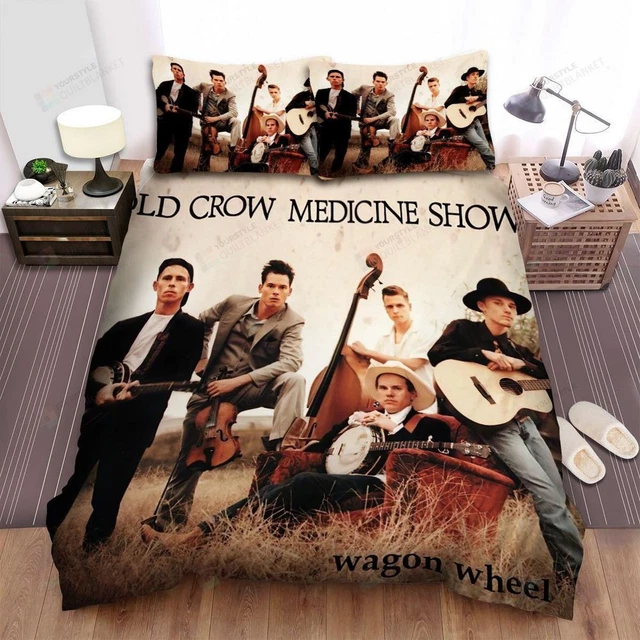 OLD CROW MEDICINE Show Band Wagon Wheel Album Cover Quilt Duvet Cover ...