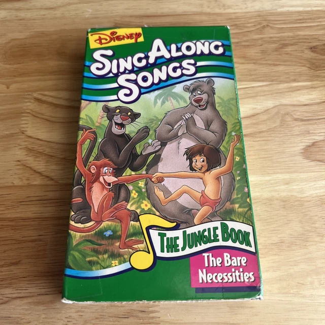 DISNEY SING ALONG Songs The Bare Necessities (VHS) Volume 4 £10.24 ...