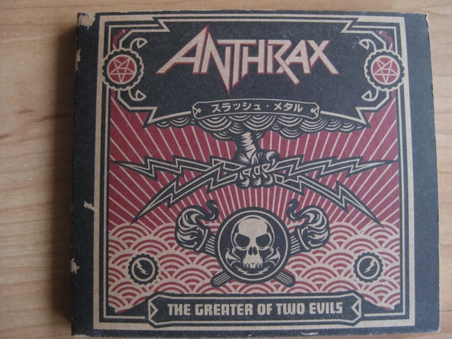 ANTHRAX: THE GREATER of two evils / Megadeth, Exodus, Overkill, Slayer ...