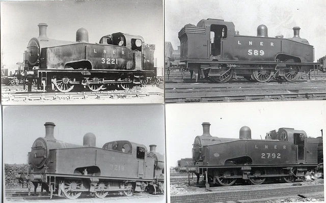 LNER 0-6-0TS X4 Nos 3221, 589, 3219, 2792 at VARIOUS LOCATIONS R/PHOTOS ...