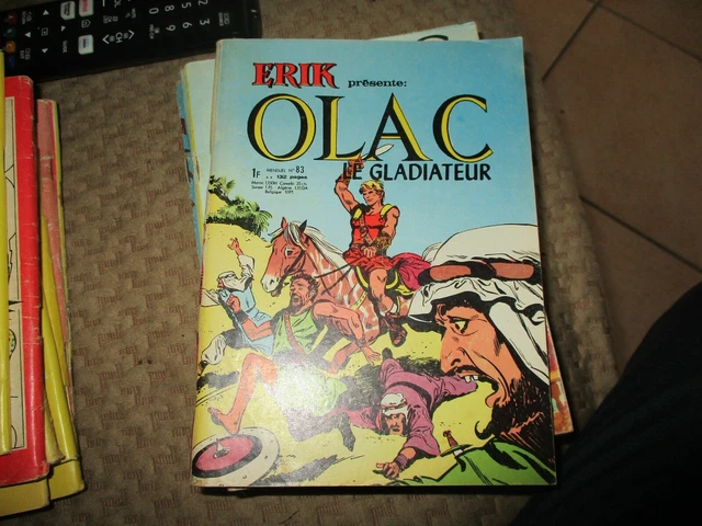 OLAC LE GLADIATEUR 83 ERIK PRESENTE PETIT FORMAT MENSUEL SFPI DECEMBRE ...