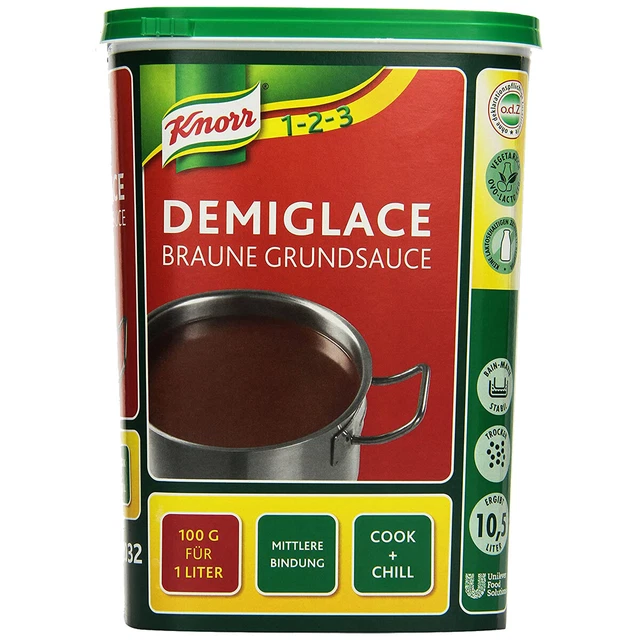 KNORR DEMIGLACE BROWN Basic Sauce Large Pack for Gastronomy 1000g £18. ...