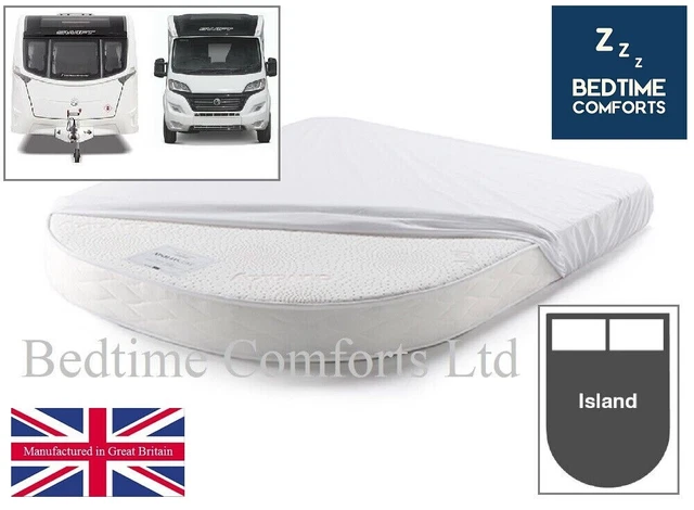 CARAVAN / MOTORHOME ISLAND BED FITTED SHEETS (High Quality) Double 54 ...