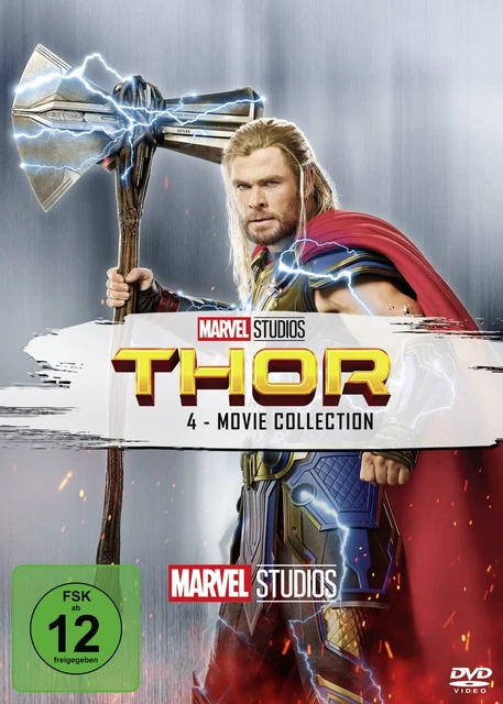 THOR - 4-MOVIE Collection (DVD) Chris Hemsworth Natalie Portman Taika ...