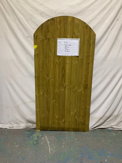 WOODEN GARDEN SIDE Gate (Timber) 900mm W x 1800mm H Painted £99.00 ...